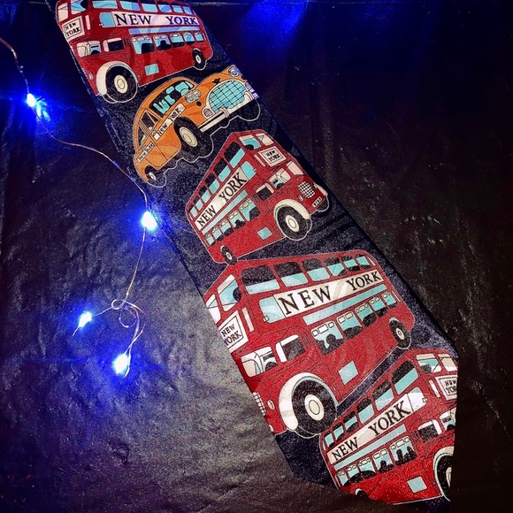 Fratello | Accessories | Vintage Mens Nyc Taxi Bus Tie | Poshmark